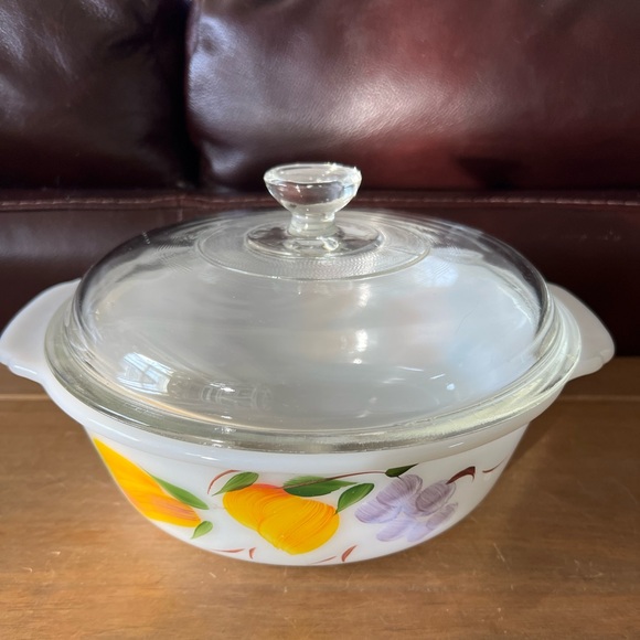 Fire King | Kitchen | Vintage Fireking Covered Casserole Dish 447 ...